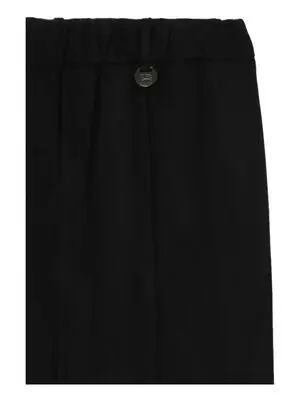 Burberry Burberry Wool Twill Jogging Pants Black