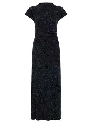 Proenza Schouler Abie Donegal Knit Maxi Dress - Black
