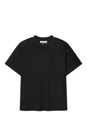 Fear Of God Essentials Logo-patch T-shirt - Black