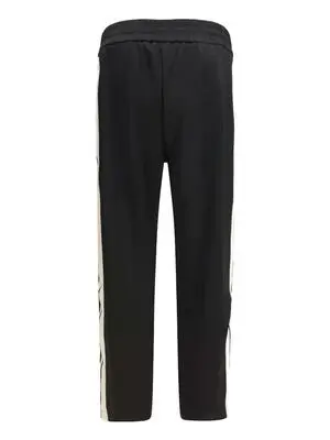 Palm Angels Logo-detail Stripe-detail Track Pants - Black