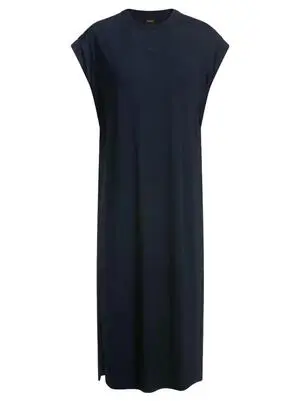 BOSS Side-slit Midi Dress - Blue