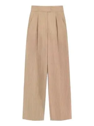 Valentino Garavani Faded Pinstripe Trousers - Neutrals
