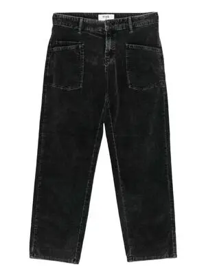 FIVE JEANS Wlya Corduroy Patch-pocket Trousers - Grey