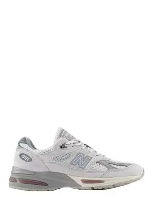 NEW BALANCE 991v2 Lace Up Sneakers - Grey