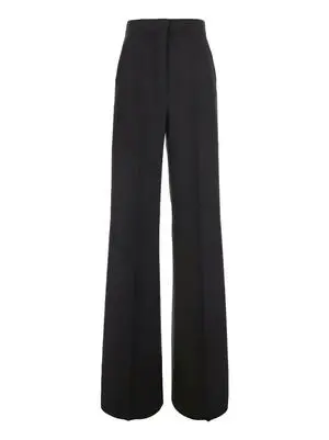 Max Mara Pressed-crease Wide-leg Tailored Trousers - Brown