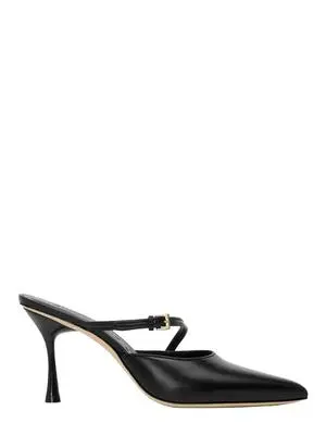 Studio Amelia Buckle-strap Mules - Black