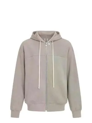 Rick Owens Zip-up Drawstring Hoodie - Neutrals