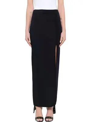 Neil Barrett Side-slit Maxi Skirt - Blue