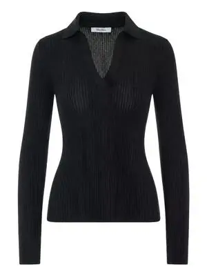 MAX MARA Max Mara Ribbed-Knit V-Neck Top