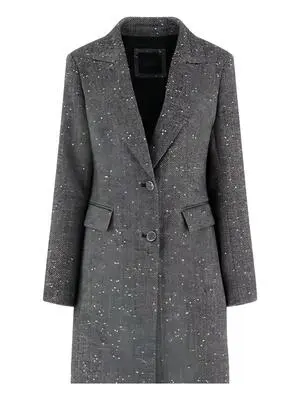 Guess Sequin-embellished Coat - Grey