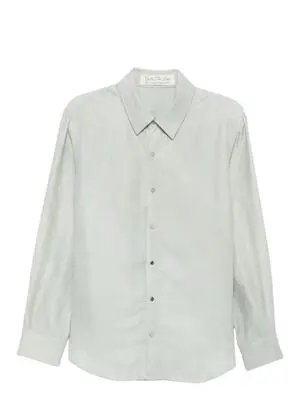 GOD'S TRUE LINEN Button-fastening Shirt - Grey