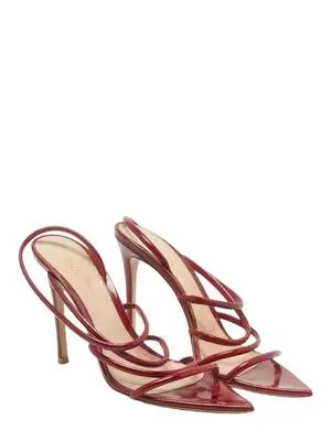 GIANVITO ROSSI Gianvito Rossi Patent Leather Stiletto Sandals