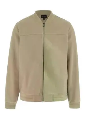 Guess Giovanni Textured Bomber Jacket - Neutrals
