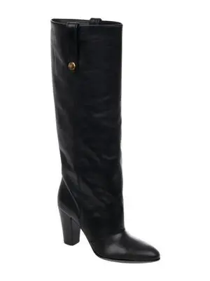 CHLOÉ Anouk Knee-High Block Heel Boots