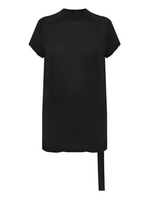 RICK OWENS Rick Owens DRKSHDW Black Cotton Stripe Detail T-Shirt