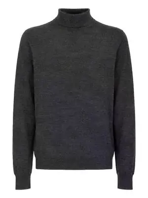 TOM FORD Roll-neck Knitted Sweater - Grey