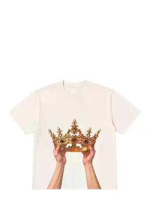 MELT Crown-print T-shirt - Neutrals
