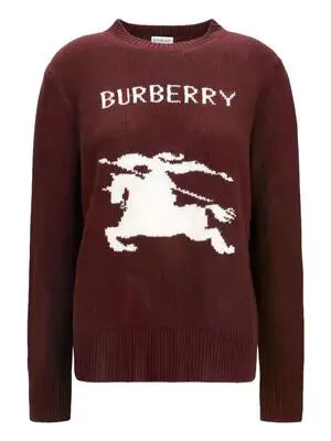 Burberry Knight Wool Cashmere Sweater - Red