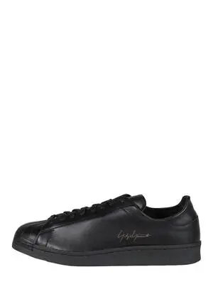 Y3 Superstar Leather Sneakers - Black