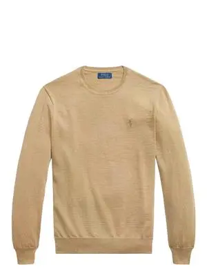 Polo Ralph Lauren Washable Wool Crewneck Jumper - Neutrals