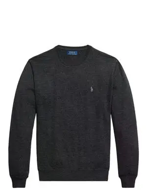 Polo Ralph Lauren Washable Wool Crewneck Jumper - Grey
