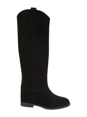 VIA ROMA 15 Knee-high Western Boots - Black