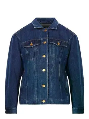 JIL SANDER Classic Collar Denim Jacket - Blue