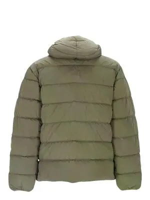 C.P. COMPANY Chrome-r Goggle Quilted Hooded Jacket - Green