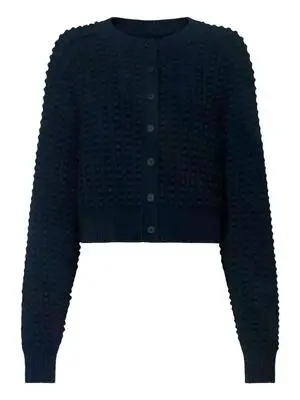 LOULOU DE SAISON LouLou De Saison Edie Bubble-Stitch Cardigan