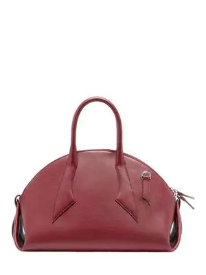 Proenza Schouler Small Bowler Bag In Smooth Calfskin - Red