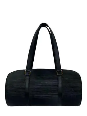 LOUIS VUITTON Epi Soufflot Handbag - Black