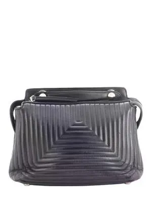 FENDI Fendi Dotcom Click Quilted Leather Small Shoulder Bag