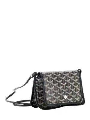 Goyard Plumet Clutch Wallet Coated Canvas Crossbody Bag - Black