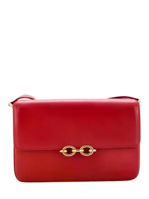 Saint Laurent Le Maillon Shoulder Bag - Red