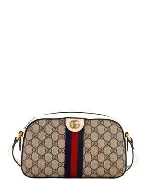 Gucci Ophidia Gg Coated Canvas Camera Bag - Neutrals
