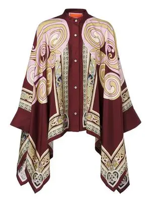 La DoubleJ Printed Silk Twill Shirt - Multicoloured