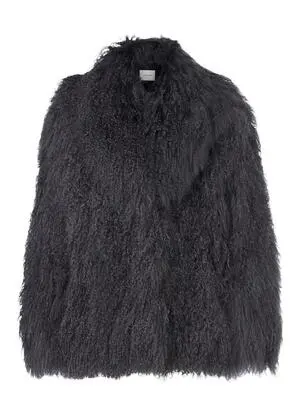 YVES SALOMON Yves Salomon Oversized Shearling Jacket