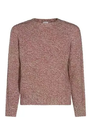 04651 / A TRIP IN A BAG Marl Raglan-sleeve Sweater - Red