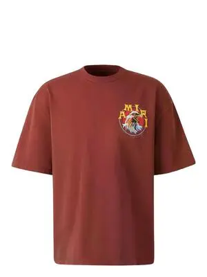 Amiri Eagle-print T-shirt - Red