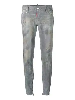 Dsquared2 Skinny Studded Jeans - Grey