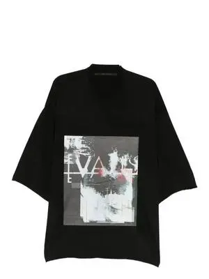 JULIUS Valis Over T-shirt - Black