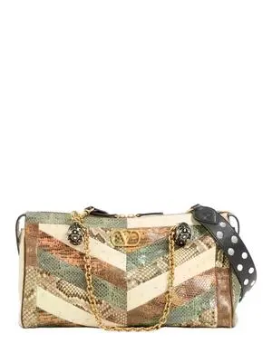 VALENTINO Valentino Garavani Panthea Medium Shoulder Bag In Exotic Leather