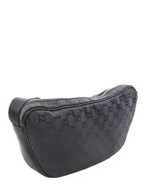 Gucci Gg Nylon Web Belt Bag - Black