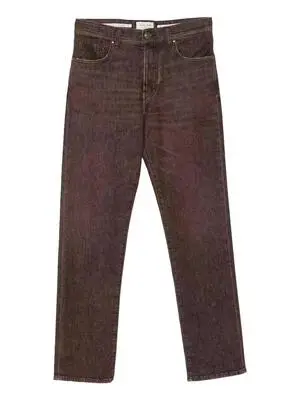 Jacob Cohen Logo-patch Straight-leg Jeans - Red