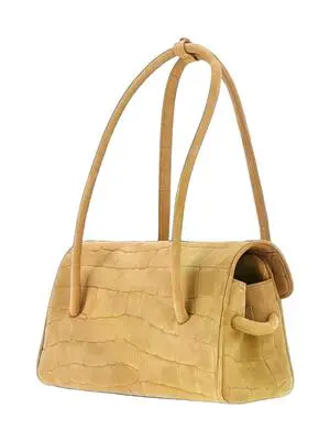 Jacquemus Croc-effect Leather Tote Bag - Neutrals