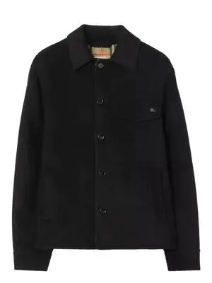 Burberry Wool Thorn Overshirt - Black