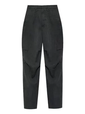 Dsquared2 Herringbone Pattern Pleated Trousers - Grey
