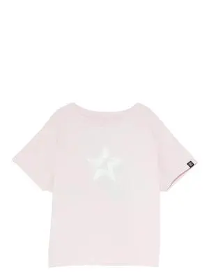 AGNES B. Star Print T-shirt - Pink