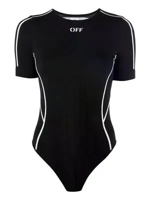 Off-White Off-stamp Seamless Bodysuit - Black
