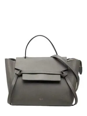 CELINE Celine Grained Calfskin Belt Bag Satchel